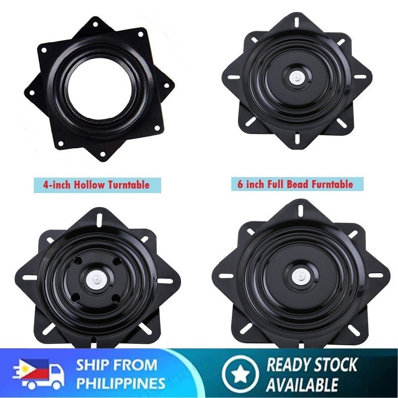 [COD] Lazy Susan Swivel Turntable 360 Degrees Bar Stool Swivel Plate ...