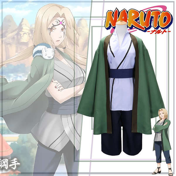 Naruto cos Suit Outline Granny Outline Tsunade Suit Kinoha Village ...