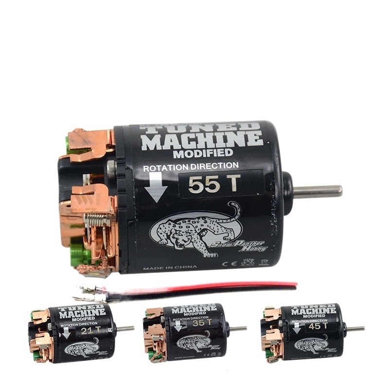 COD☆RC Motor Black Leather Snow Leopard Brushed 540 Motor Replaceable ...