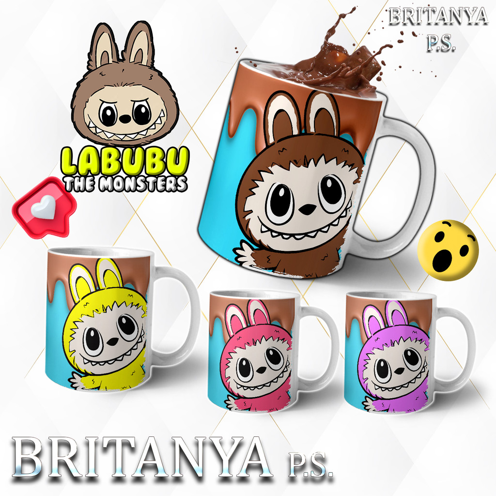 LABUBU THE MONSTERS MUG DESIGN | Shopee Philippines