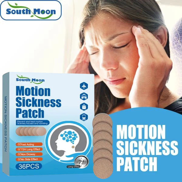36 Pieces Car Motion Sickness Patch Anti Dizzy Patches Relief Seasick ...