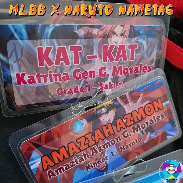 MLBB x Naruto Nametag | Customized Naruto Nametag | ML 2025 Nametag ...