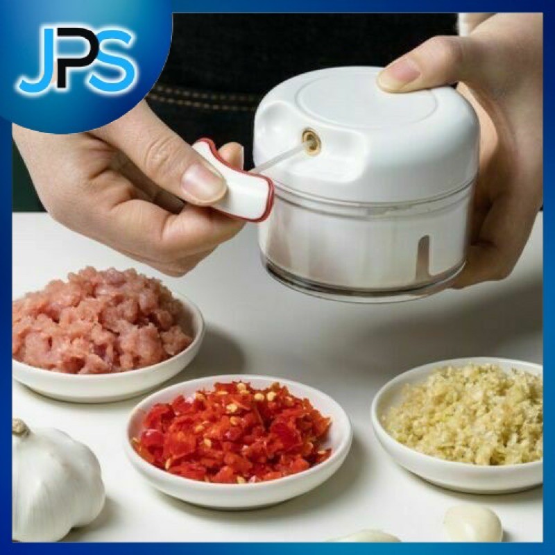 Mini Food Chopper Hand Pull Garlic Grinder Onion Ginger Masher Shredder ...