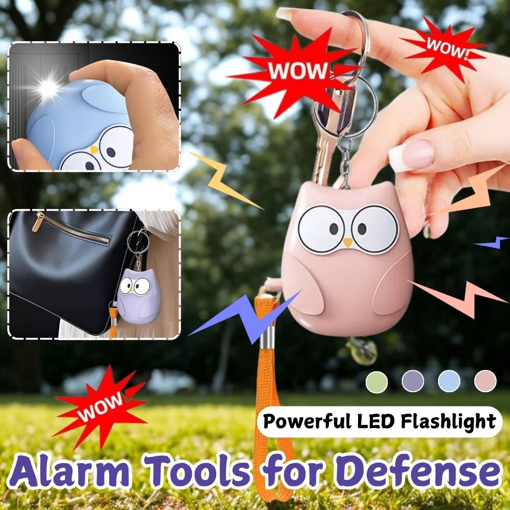 Cute Owl Alarm Outdoor Portable Personal Self Defense Alarm Wolf ...