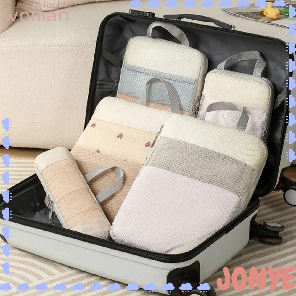 JONY Compression Packing Cubes, Travel Accessories Folding Expandable ...