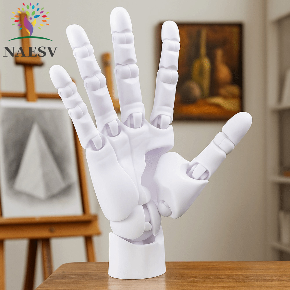 NAESV Hand Joint Movable Model, Plastic Right Hand Simulation Hand ...