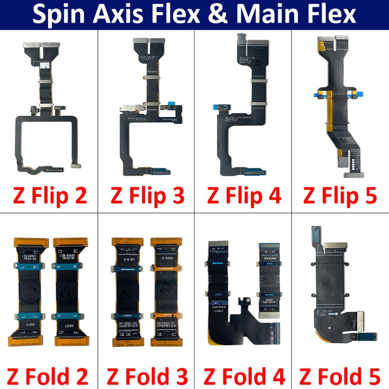 New Spin Axis Flex Main board Screen LCD Connection Rotary Shaft Spin ...