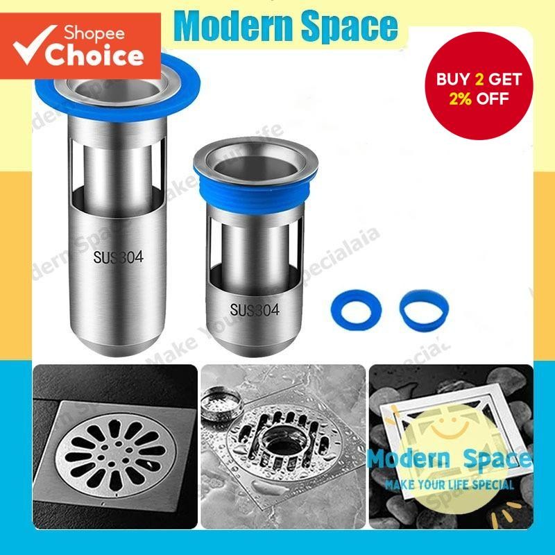 304 Stainless Steel Floor Drain Core With Anti Odor Water And U-Shaped ...