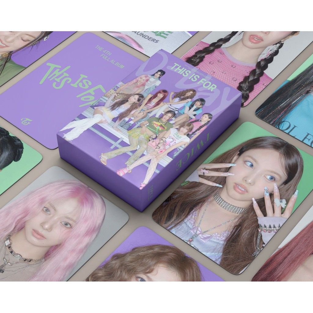 50-55pcs TWICE Photocards Laser Hologram Lomo Cards With You I GOT YOU MISAMO Nayeon Jeongyeon ...