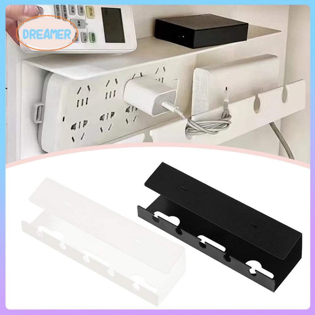 Wall Mount Cable Hider Stick Outlet Cable Manager Wire Retainer No ...