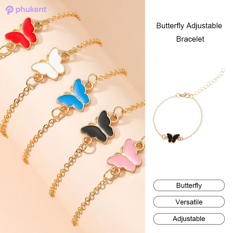 Women Fashion Bracelet Simple Versatile Bracelet Cute Butterfly ...