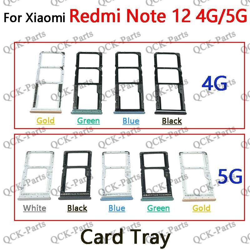 SIM Card Tray For Xiaomi Redmi Note 12 4G 5G Cellphone Repair Part ...