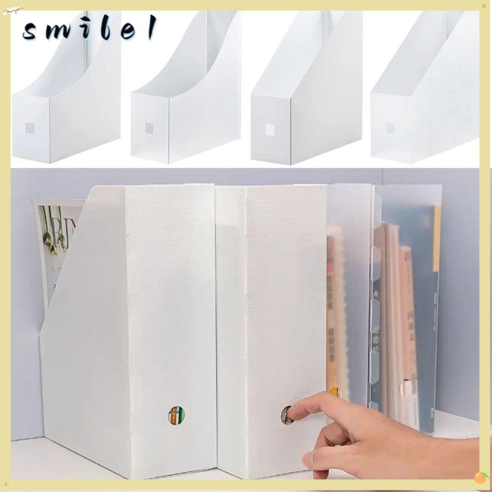 SMILE 1Pcs Desktop File Folder, Plastic Desk File Storage Rack, Stand ...