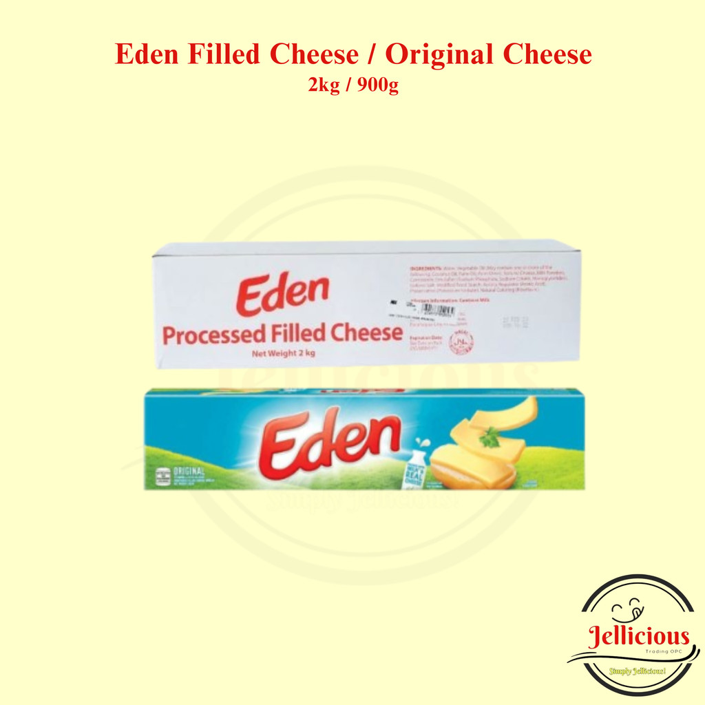 Eden Filled Cheese 2kg / Original Cheese 900g | Shopee Philippines