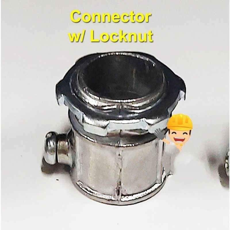 COD 10 pcs EMT conduit fittings and emt connector size 1/2, 3/4, 1 emt ...