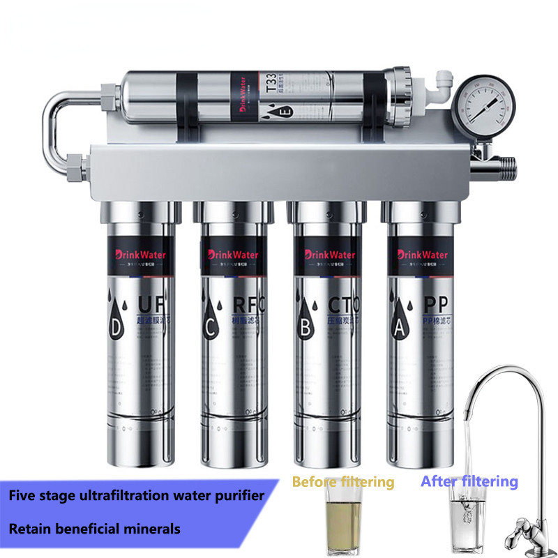 Household Kitchen Ultrafiltration Water Purifier Stainless Steel Direct ...