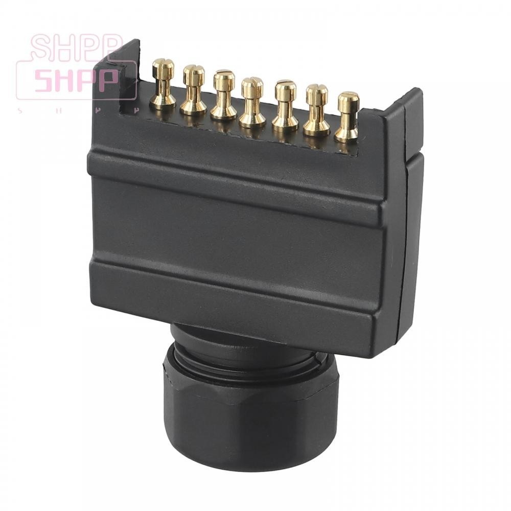 Convenient 7 Pin Flat Male Connector for Caravans and Trailers Easy ...