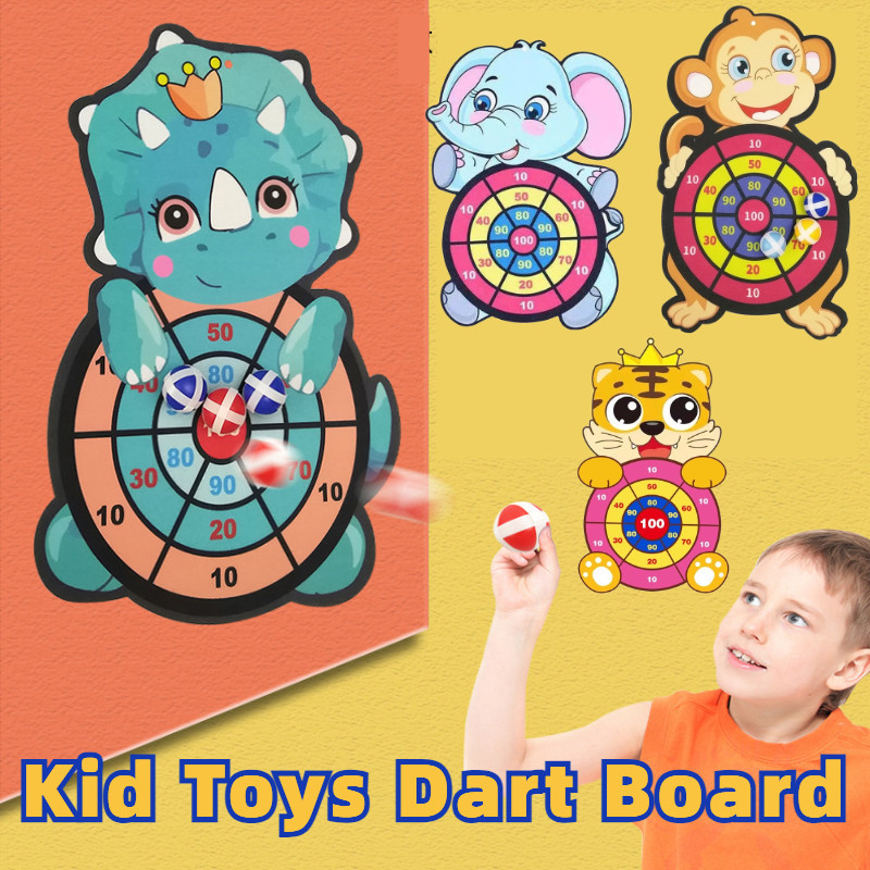 Kid Dart Board Sticky Ball Sport Game Throw Target Parent-child ...