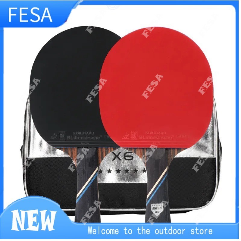 ITTF professional 4/5/6 Star ping pong racket Carbon table tennis ...