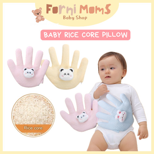 Rice Pillow Baby Anti-Startle Newborn Pillow Bantal Bayi Soothes Palm ...