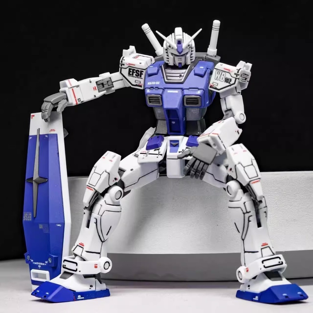 Gundam HG GTO 026 RX-78-2 G3 Color The Origin Fighter with water decal ...
