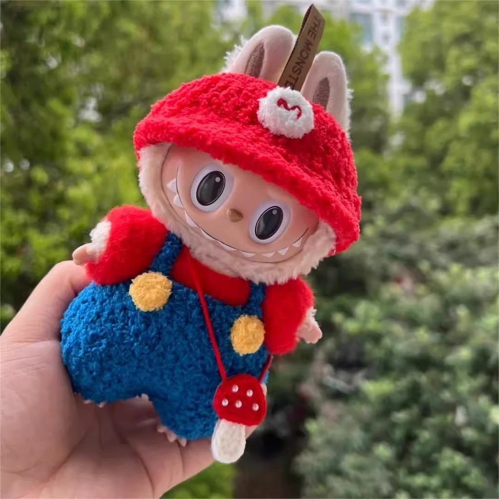 Labubu 17cm Clothes Baby Clothes Merchandise Headgear Headband Hat ...