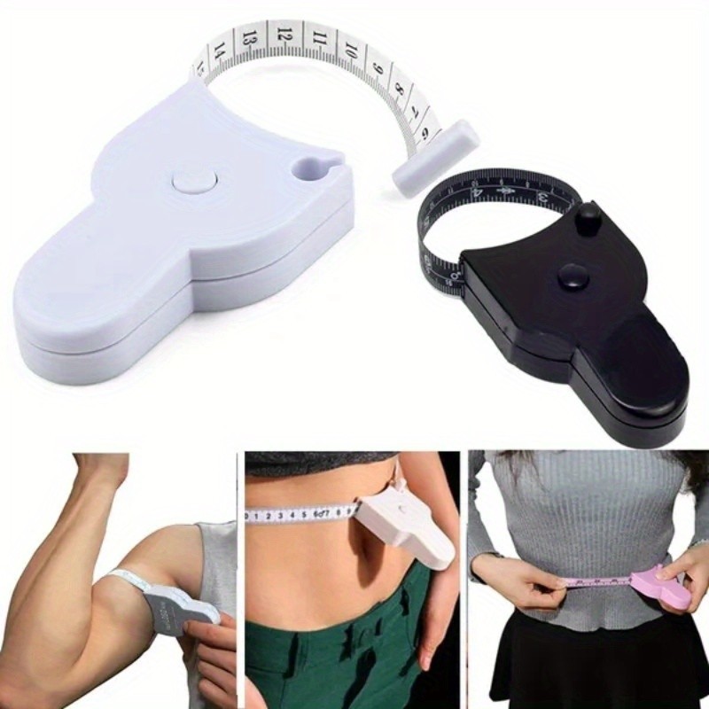 Retractable Tape Measure Waist Chest Arms Legs Measurement Fitness Body ...