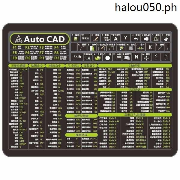 Hot Sale · cad Shortcut Keyboard Mouse Pad Professional Grade Medium ...