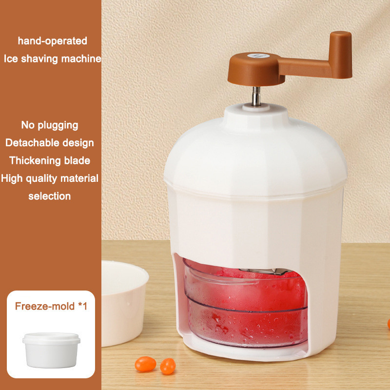 Manual Ice Crusher Portable Hand Crank Manual Ice Breaker Ice Maker ...