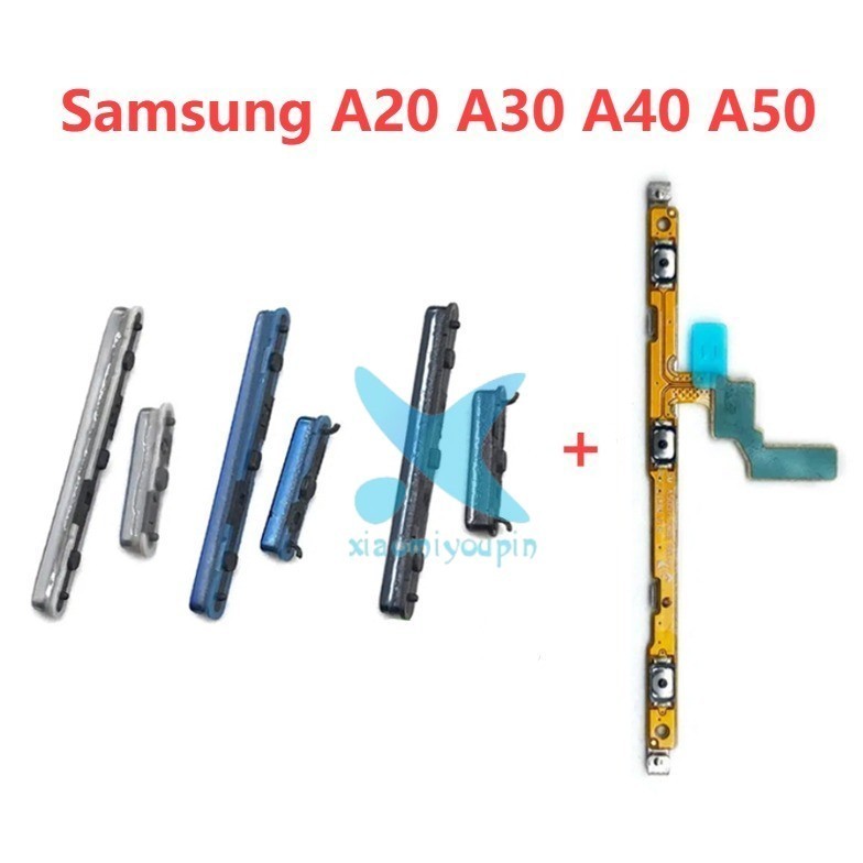 For Samsung galaxy A20 A30 A40 A50 Power Switch Button Side Key Volume ...