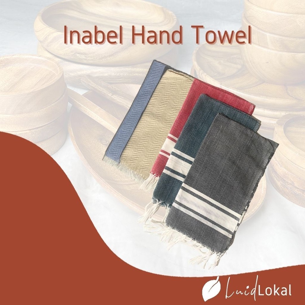 Luid Lokal Inabel Hand Towel Tambria Dish Towel Handweaved Ilocos Poly ...