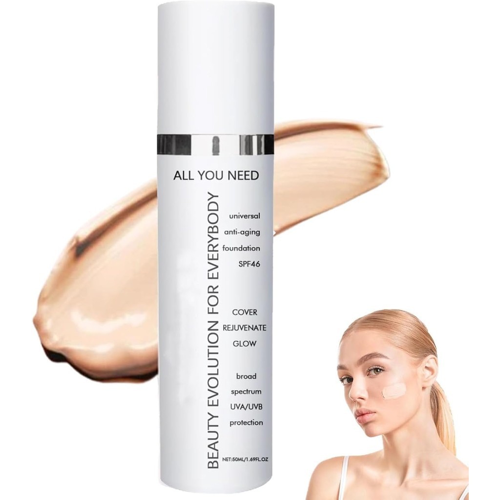 Evonex Age Defying Foundation, Evonex Foundation, Full Coverage Foundation, Universal Tint ...