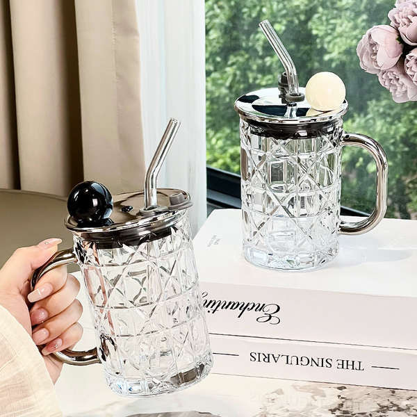 token souvenir for appreciation coffee cup Zunmousi straw glass water ...