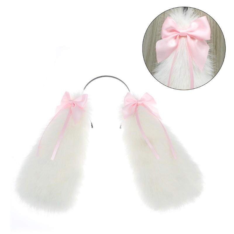 BST COSPLAY Rabbits Headband Animal Ear for Carnivals Party Handmade ...