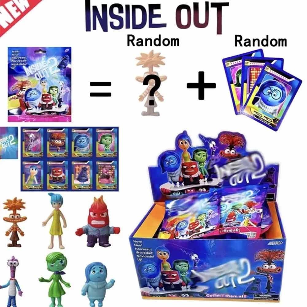 Inside Out 2 - 24x Blind Bag Collectible Figures Brand New Anxiety Fear ...
