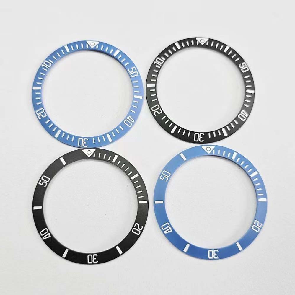 Luminous Watch Repair Parts SUB Digital Ceramic Bezel OD 38mm Watch ...