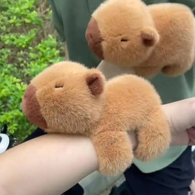 Animal Slap Bracelets Capybara Plush Toy Stuffed Animals Huggers Slap ...