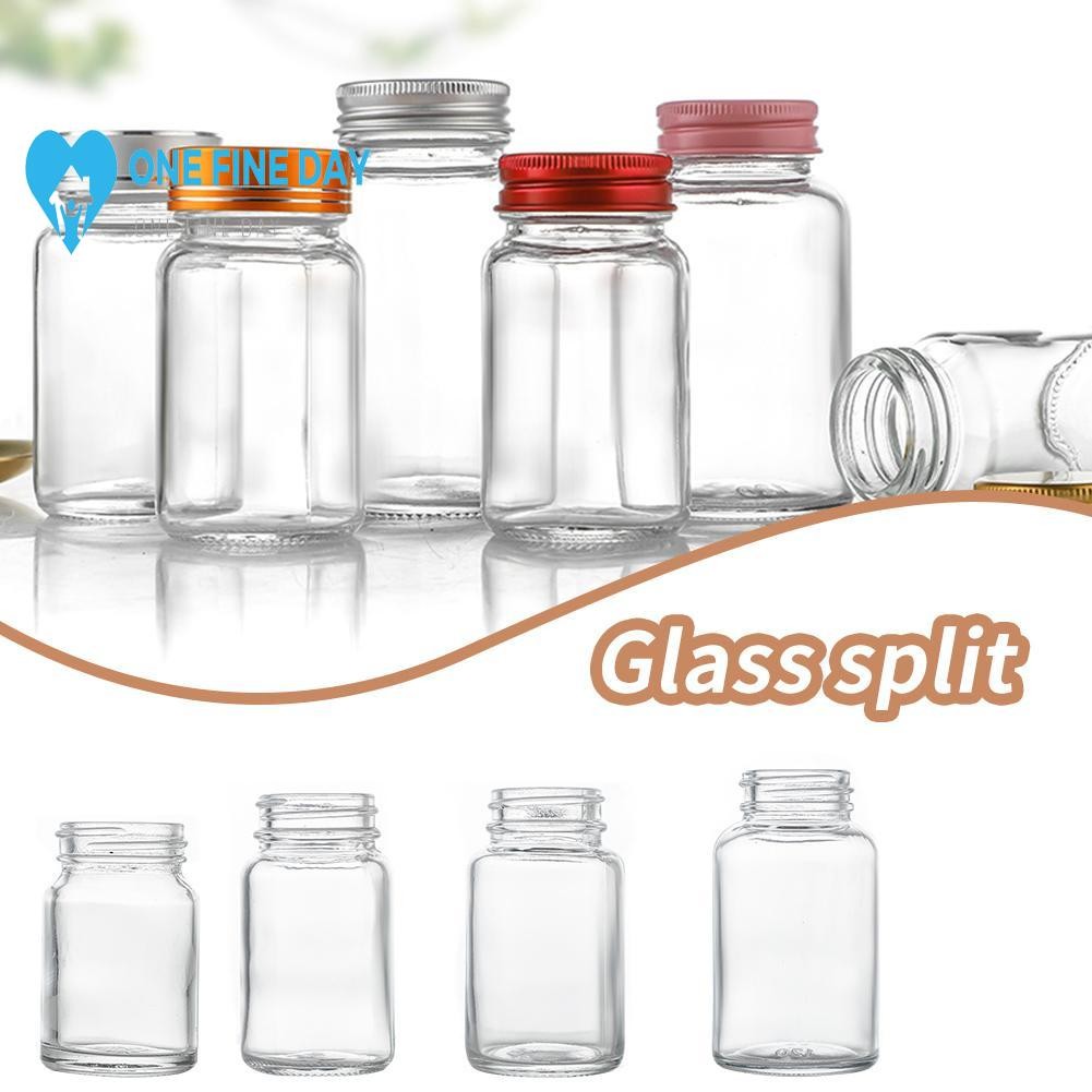 50/80/100/120ml Small Empty Clear Airtight Sealed Can Mini Storage ...