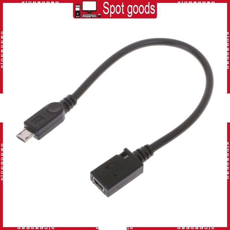 XI Micro USB Type B Male to Mini USB Type B Female Host OTG Adapter ...