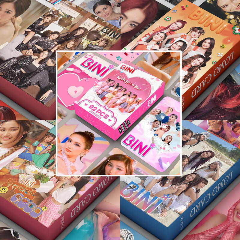 New Bini Lomo Cards 55 Pcs Bini Photocards Jollibee Bini Photocards ...