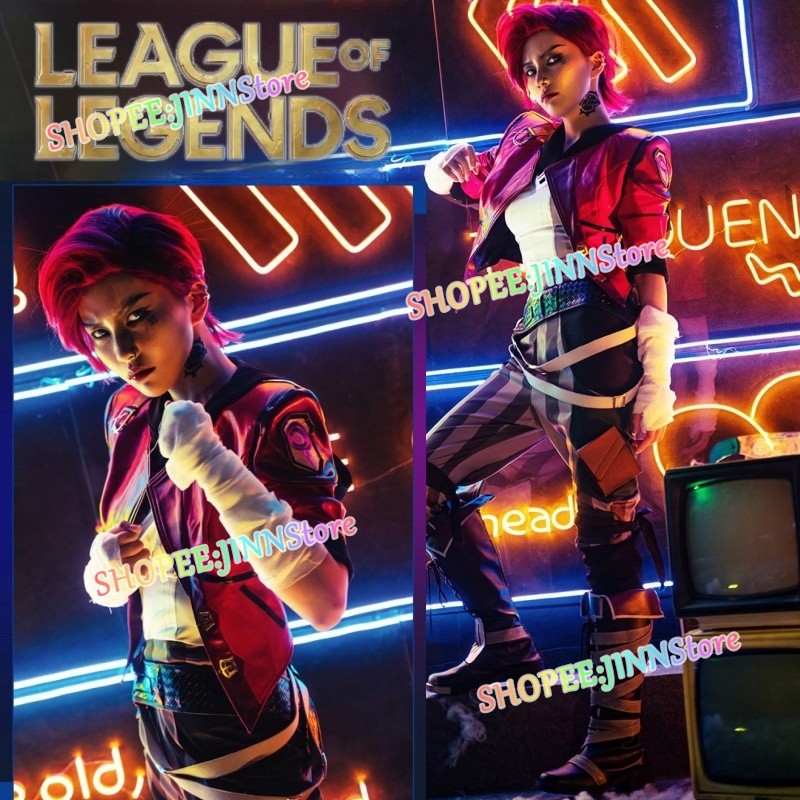 - JINN - Arcane：League of Legends VI Cosplay Costume Game LOL VI ...