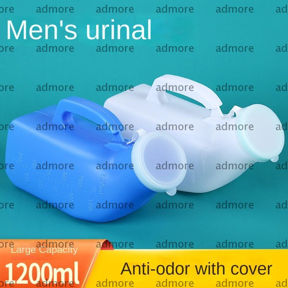 ADMORE Toilet, 1200ml Large Capacity Mobile Urinal, Portable Night ...
