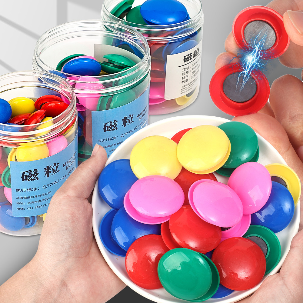 Color Round Blackboard Whiteboard Magnet Stickers - Fridge Magnets Home ...