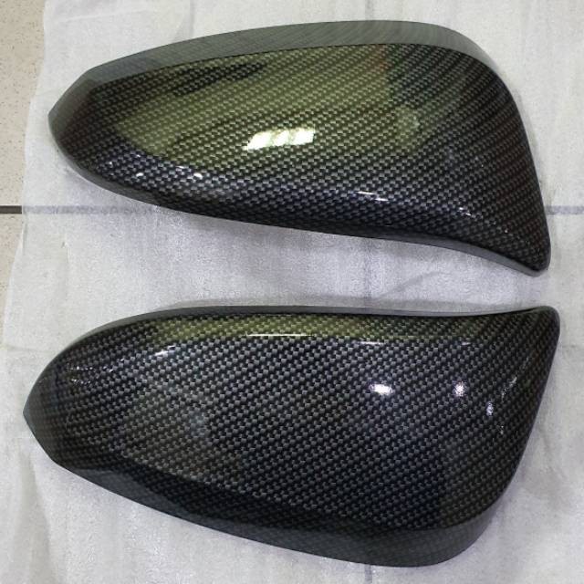 Set of 2 Mirror Covers for Toyota Innova, Fortuner 2017 2018 2019 2020 ...