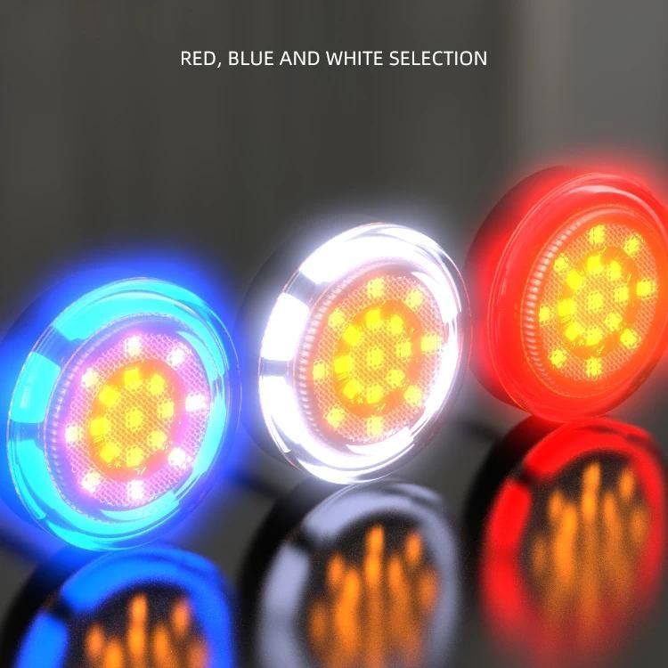 spirit beast Motorcycle decoration LED light highlight sideways warning ...