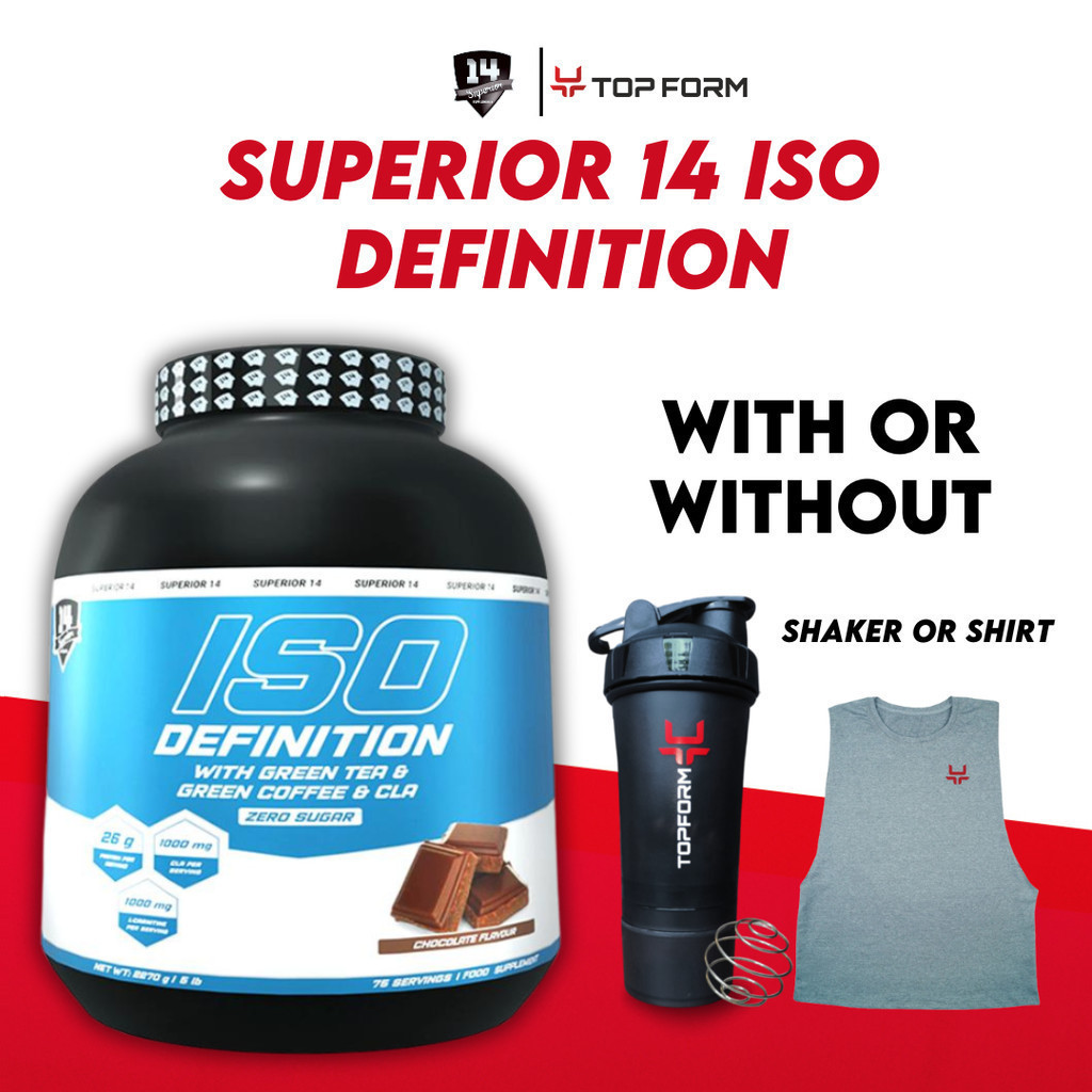 Superior 14 ISO Definition 5lbs With Shirt or Shaker | Shopee Philippines