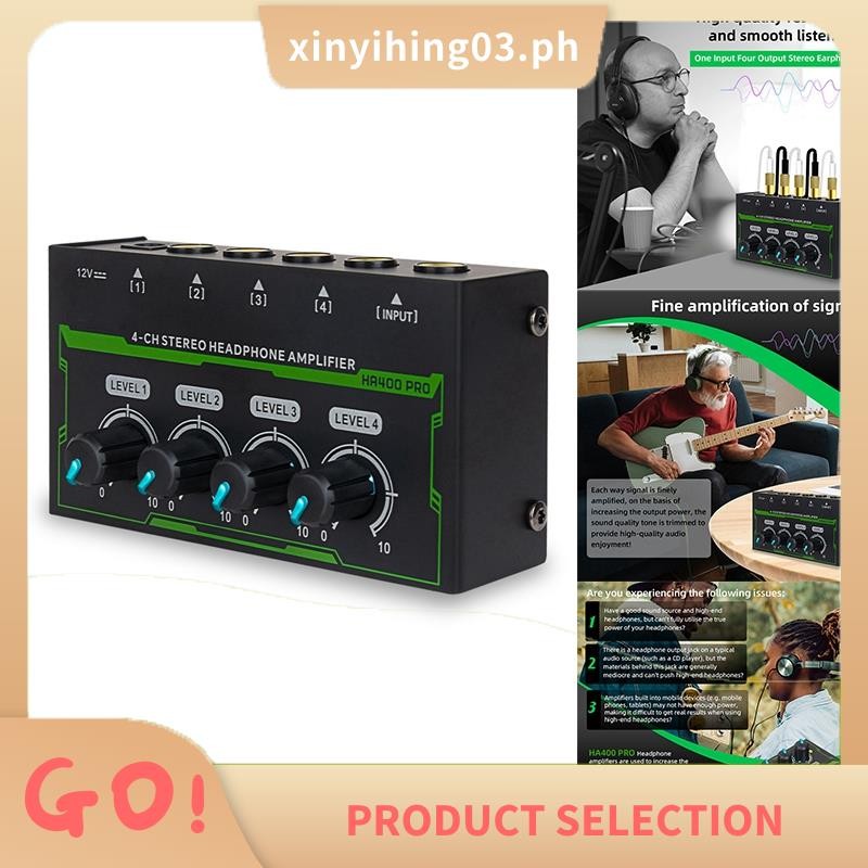 In Stock Headphone Amplifier 4 Channel Stereo Audio Amplifier Mini ...