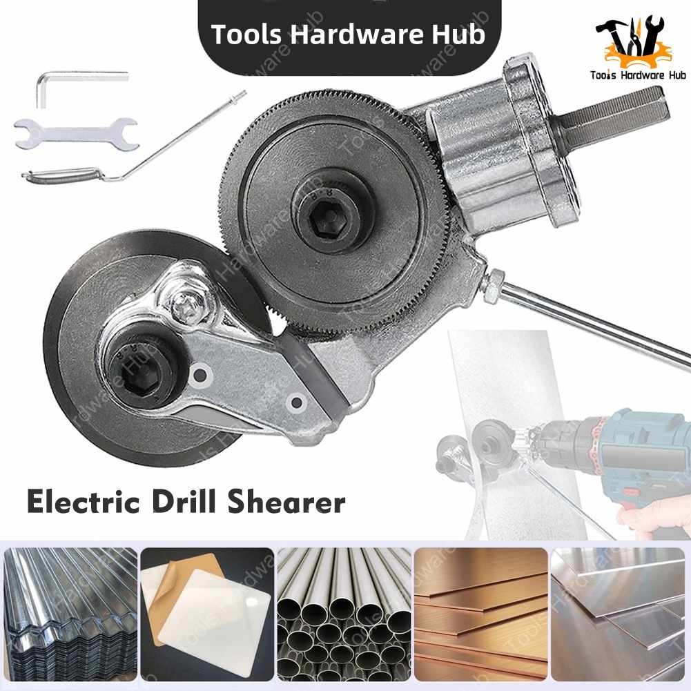 Electric Drill Plate Cutter DIY Metal Sheet Cutter Free Cutting Tool ...