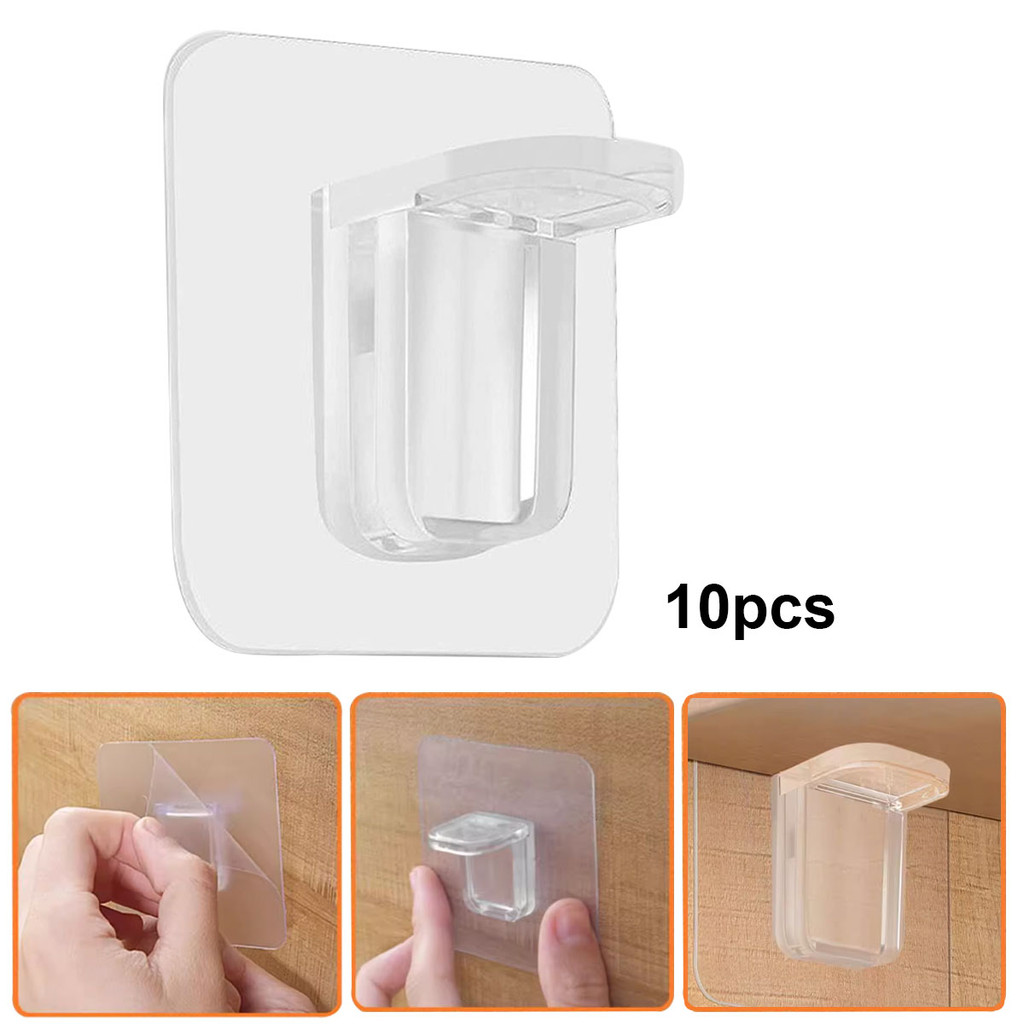 10 PCS Home Divider Plate Hold Support Cabinet Partition Wardrobe ...