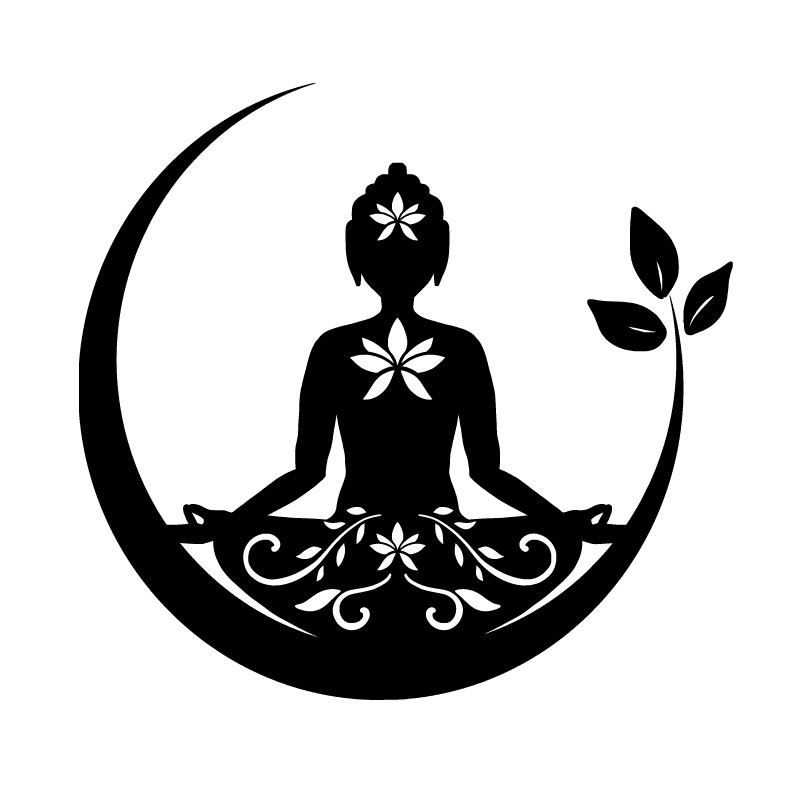 Buddha Chakra Peace Love Good Vibes Vinyl Sticker Car Window Decor ...